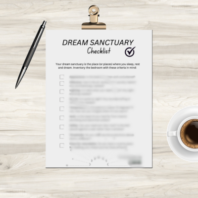 dream sanctuary checklist mockup | Dream Studies Portal